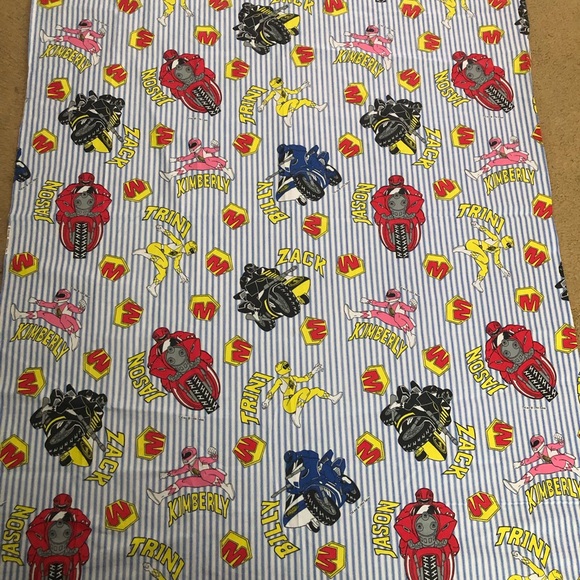 Saban | Other | Vintage Power Rangers Fabric 994 | Poshmark
